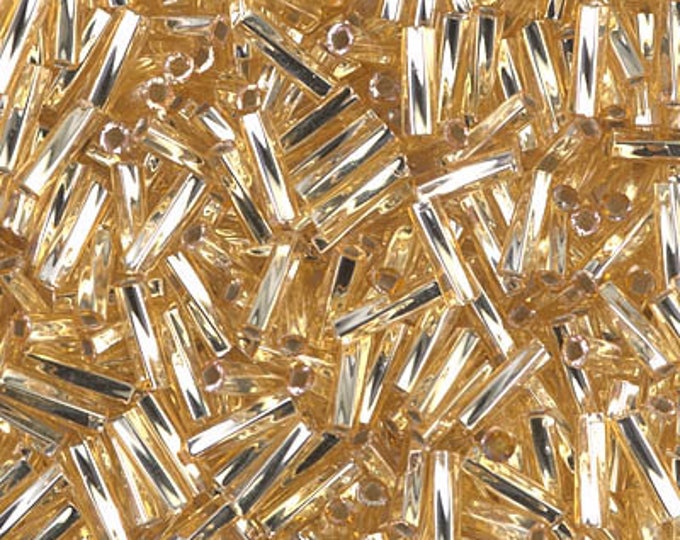 Twisted Bugle TW206-3 Miyuki Twisted Bugle Beads Size 2mm X 6mm Silver ...