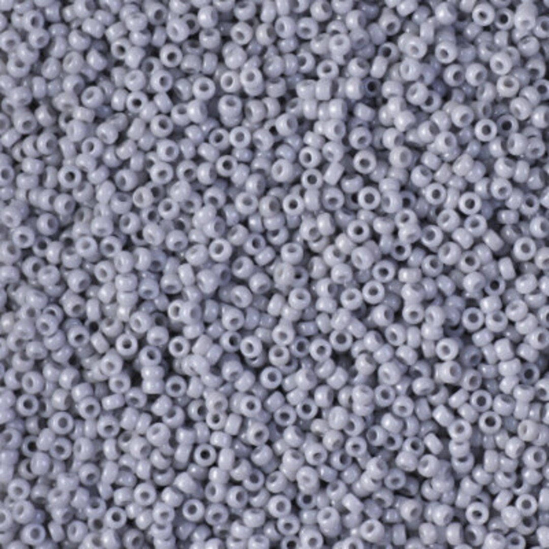 15-498 Opaque Cement Gray Size 15/0 Miyuki Seed Beads Sold 10 Grams - Etsy