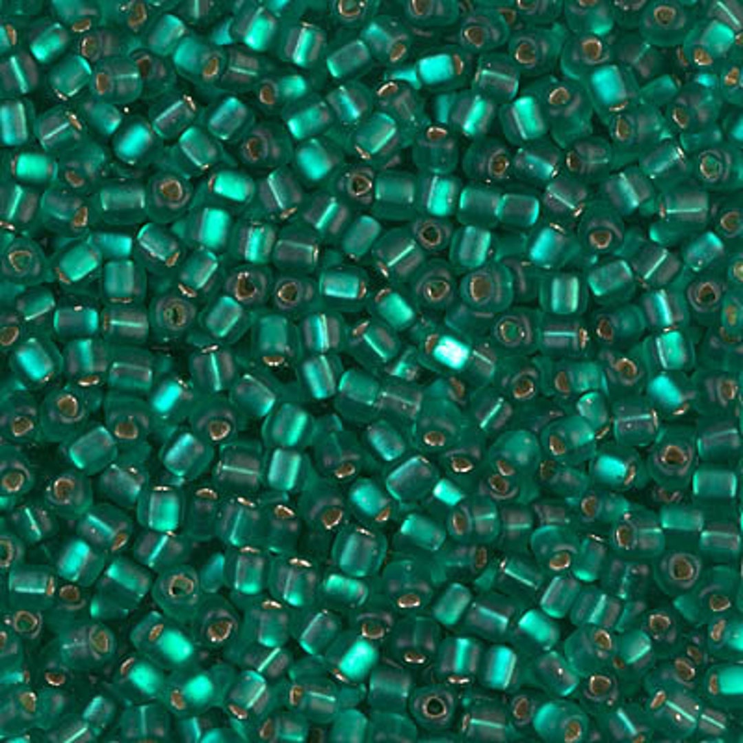 Triangle Bead TR10-1807F Miyuki Triangle Beads Size 10/0 Matte Silver ...