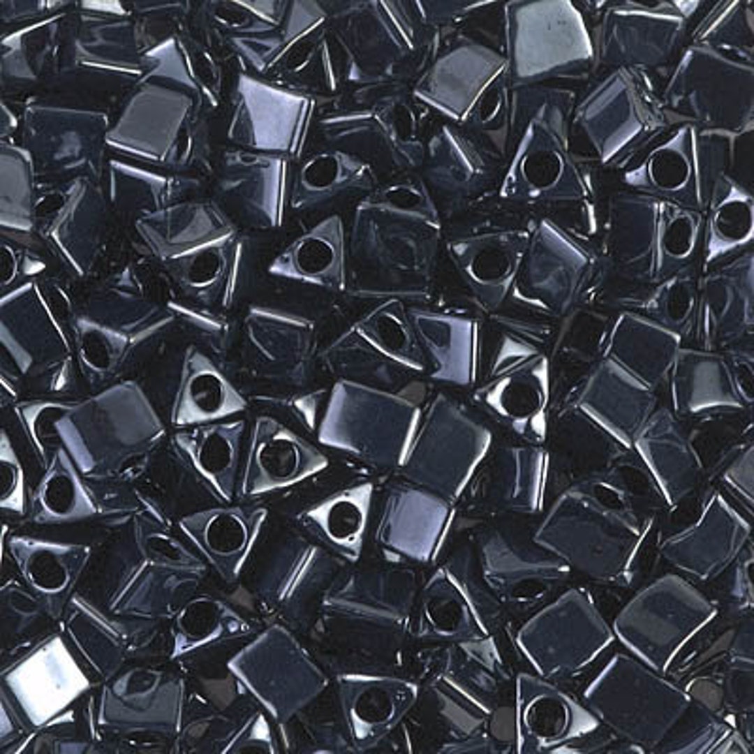 STR5-451 Gunmetal Size 5/0 Miyuki Sharp Triangle Beads Sold 10 Grams - Etsy