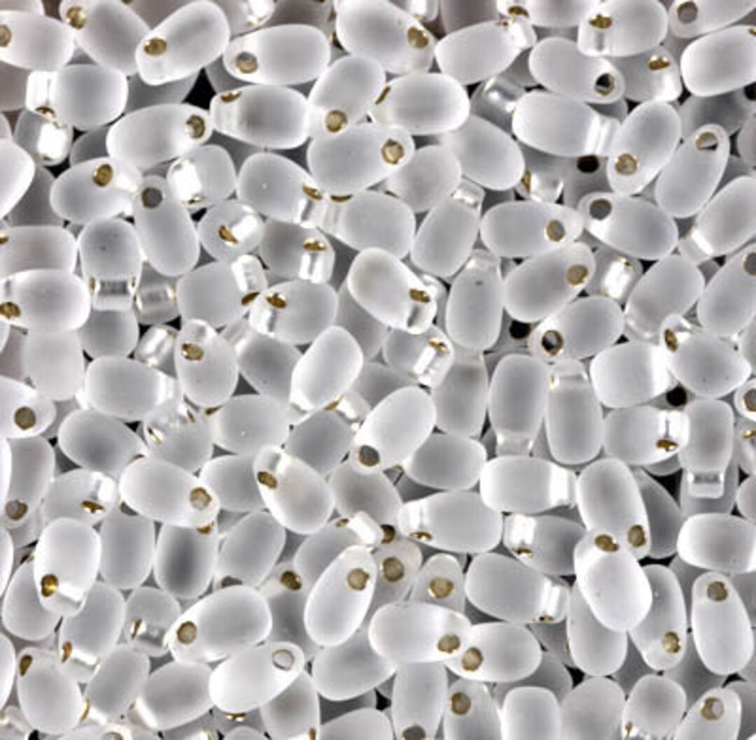 Long Drop Bead LDP-1F Miyuki Long Drop Beads 3mm X 5.5mm Matte Silver ...