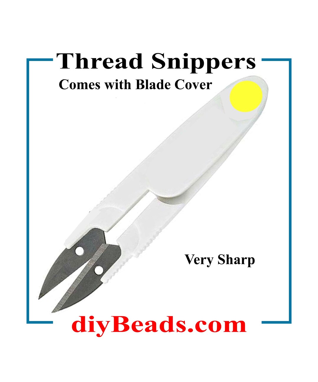 Diybeads THREAD SNIPPER - Thread Snipper Tool With Cover - 4 Different ...