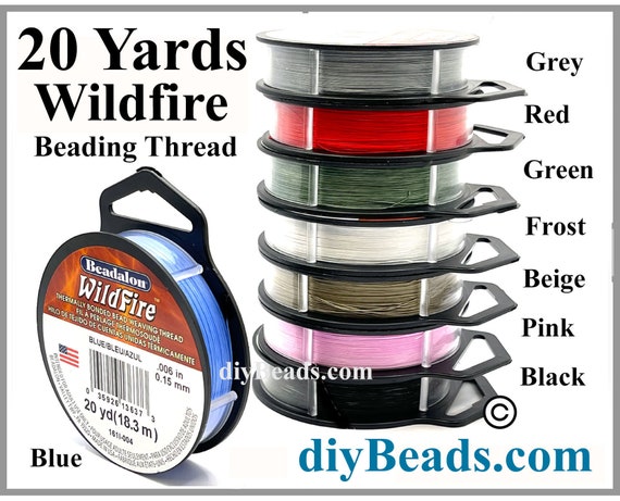 WILDFIRE 20 YARD SPOOLS Beadalon Wildfire .006 In. 15mm - Etsy