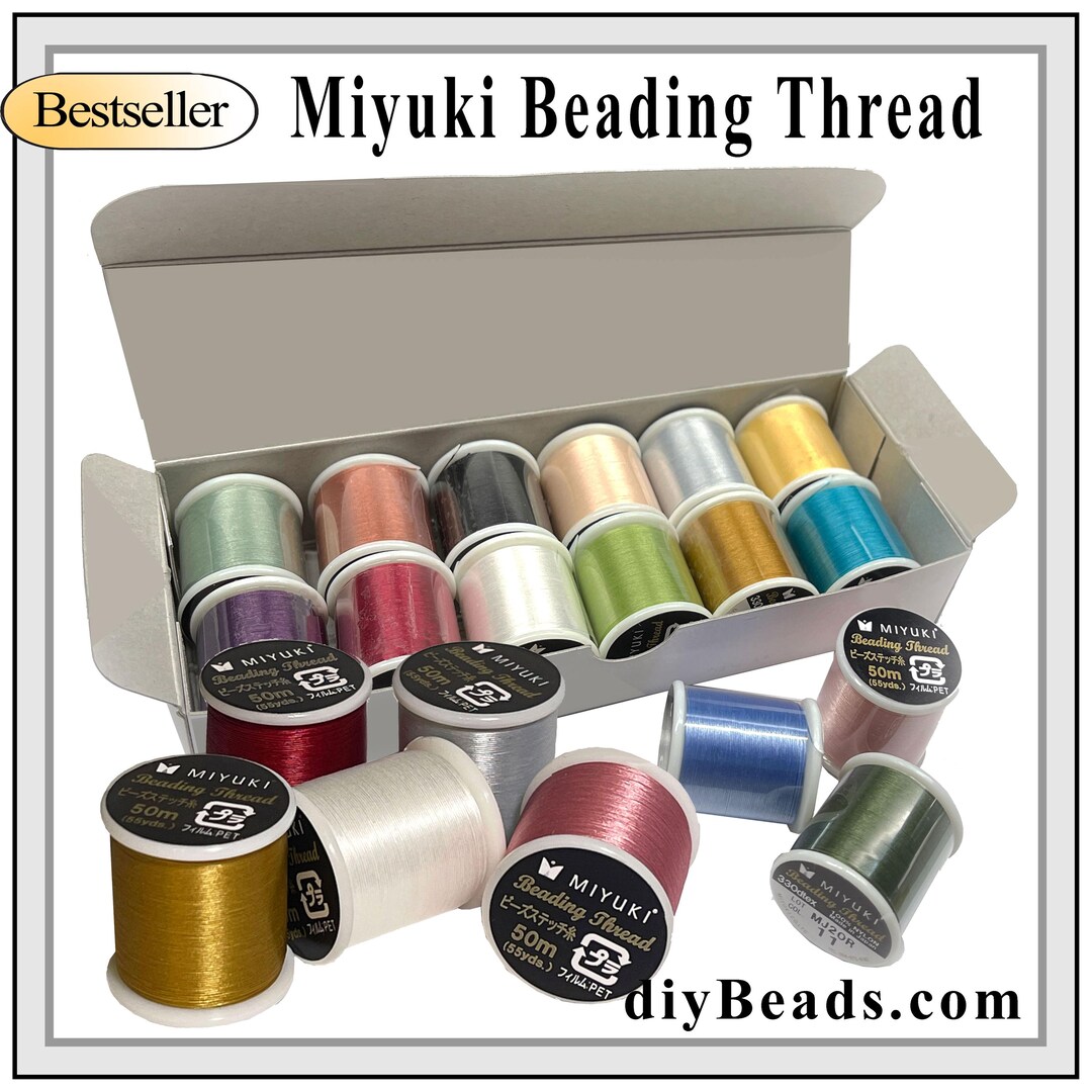 Miyuki Beading Thread Pre-waxed Size "b" Beading Thread 50m (55 Yards ...