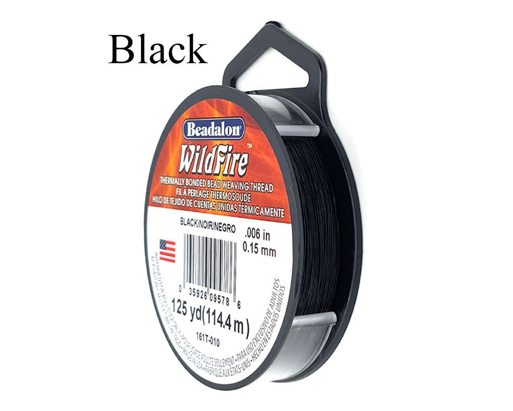 125 Yard WILDFIRE BEADING THREAD See All Colors .006 in - Etsy