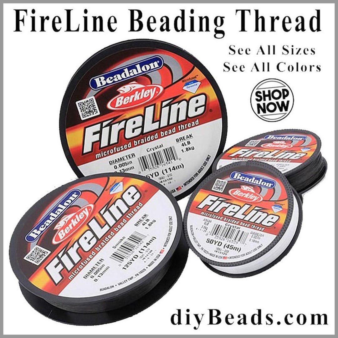 Fireline Bead Weaving Thread (SELECT COLOR/SIZE) - Etsy