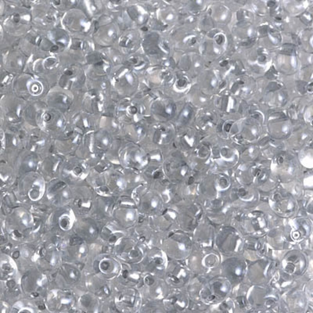 Drop Bead DP-242 Miyuki Drop Beads Size 3.4mm Sparkling Pewter Lined ...
