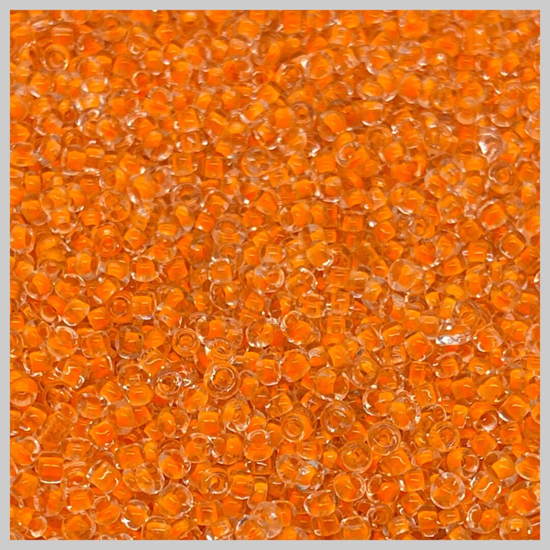 Craft Seed Beads 99-21-10 Diy Seed Beads 11/0 Transparent Color Lined ...