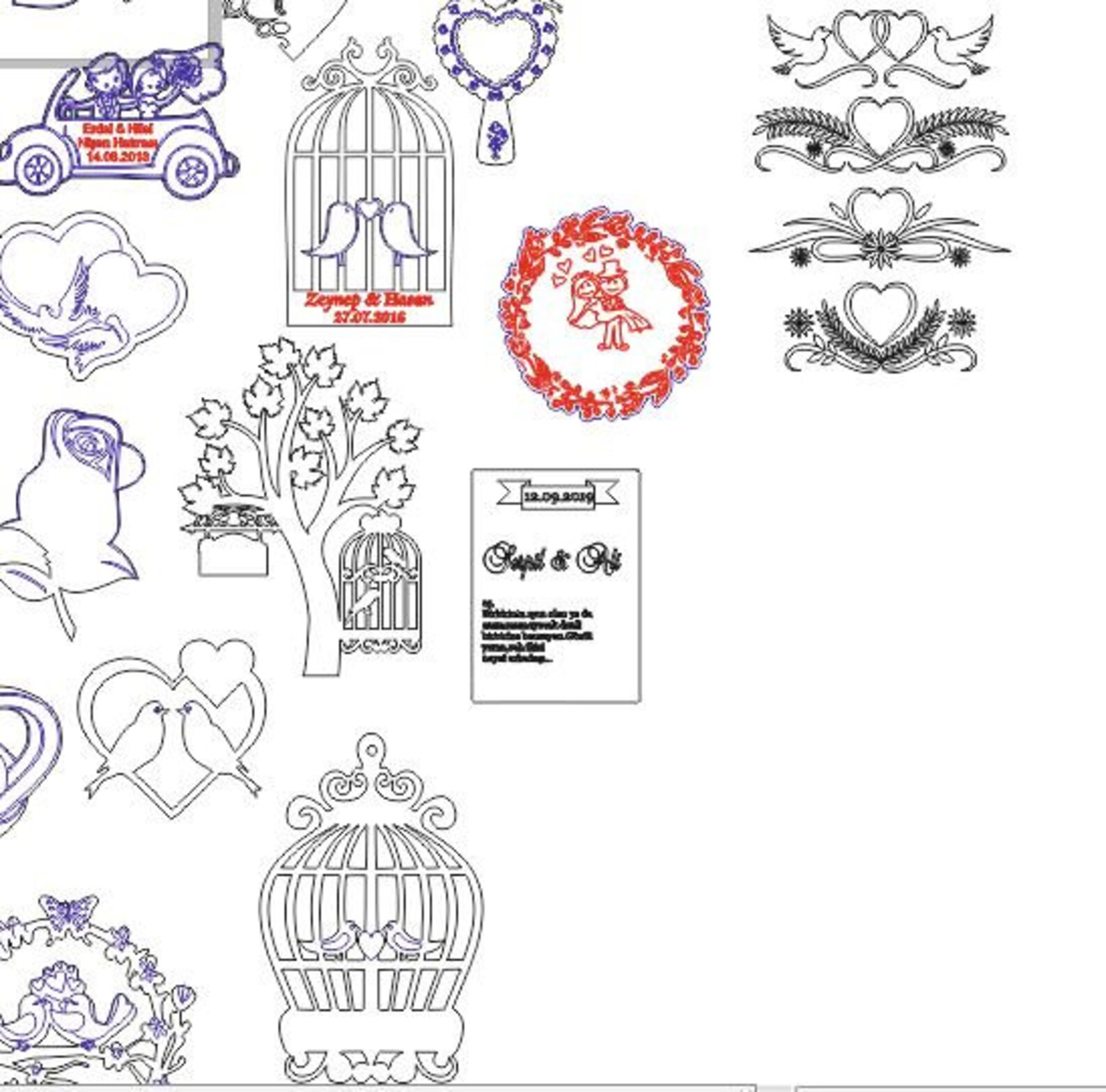 DIGITAL FILE** Wedding Magnet, Magnet Bundle, Funny Magnets, Laser File ...