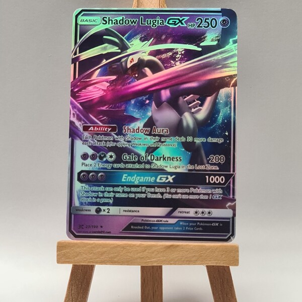 Shadow Lugia Gx Card - Etsy