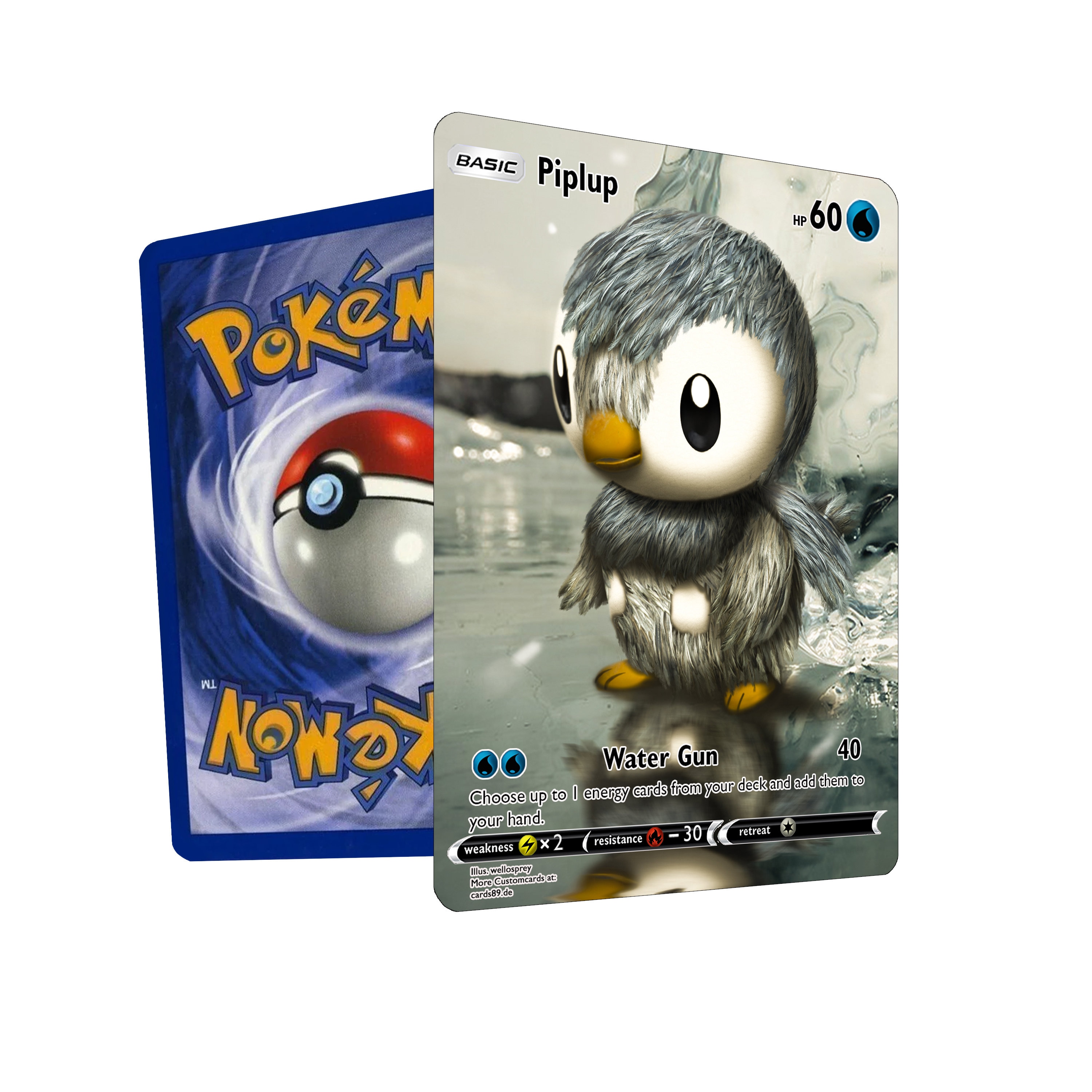 Piplup Evolution Card