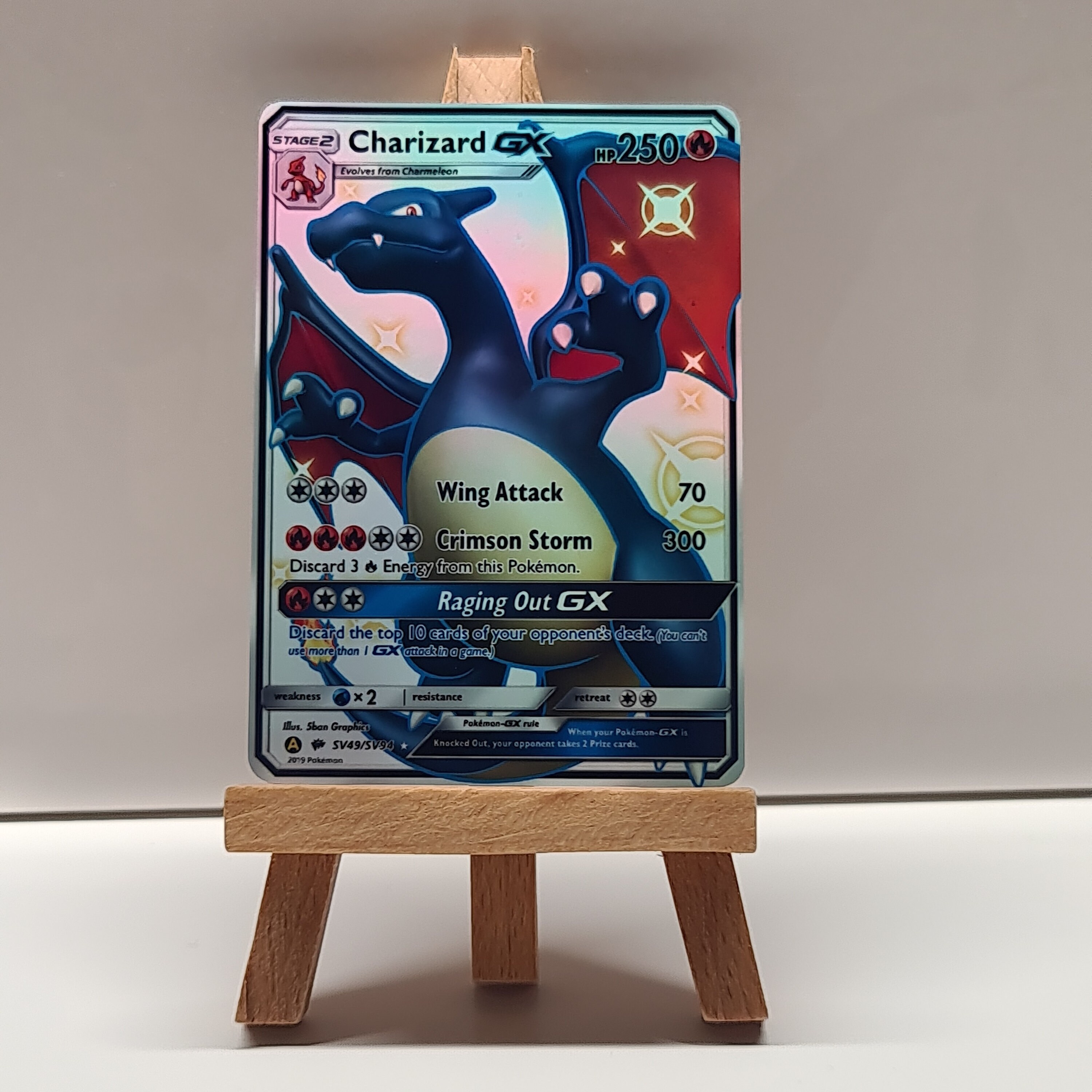 Holo Charizard Charizard GX Poke Card Proxy - Etsy México