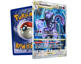 Armored Mewtwo Card - Etsy