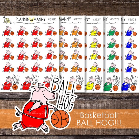 Stickers Stickers, Labels & Tags 351,BASKETBALL STICKERS,Game Time ...