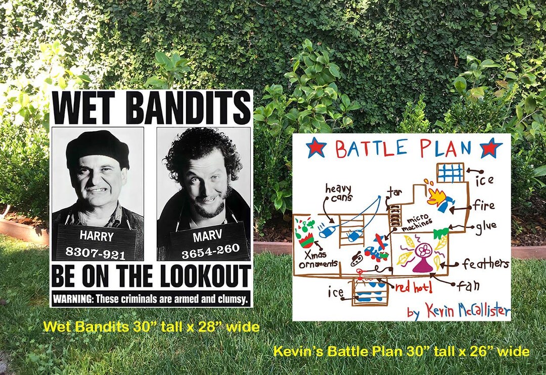 Home Alone Yard Decor, Home Alone Prop, Christmas Home Alone Decor - Etsy