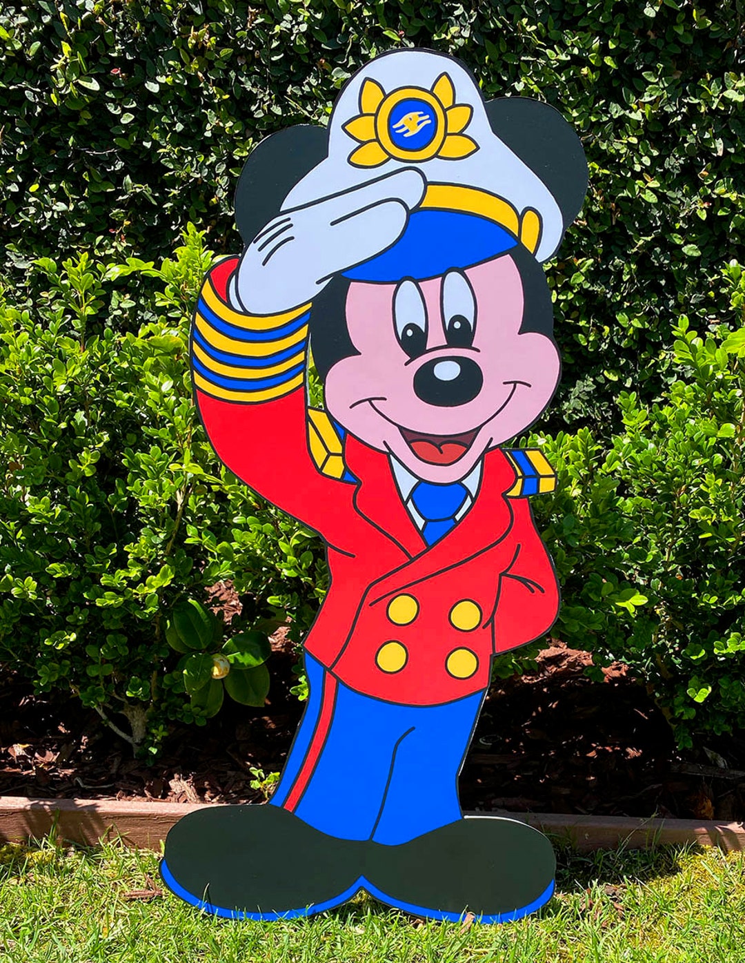 ONE (1) Captain Mickey Mouse Prop Stand up - Captain Mickey Mouse ...