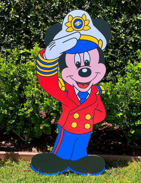 ONE 1 Captain Mickey Mouse Prop Stand up Captain Mickey - Etsy