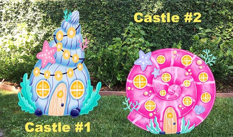 Mermaid Castles Mermaid Party Under the Sea Mermaid | Etsy