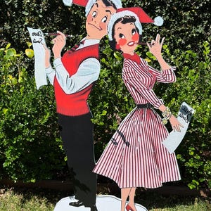 Vintage Christmas Decor - Storefront Vintage Holiday Prop - Christmas ...