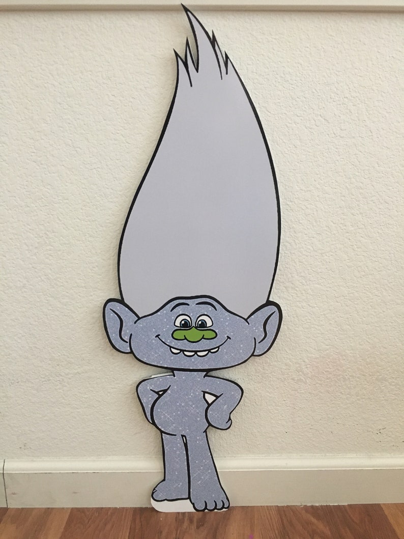 1 ONE 2.5 foot 30 inches Troll cutout standee prop any | Etsy