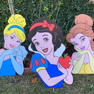 Princess Bust Table Top Decor Princess Bust Cutouts Princess - Etsy