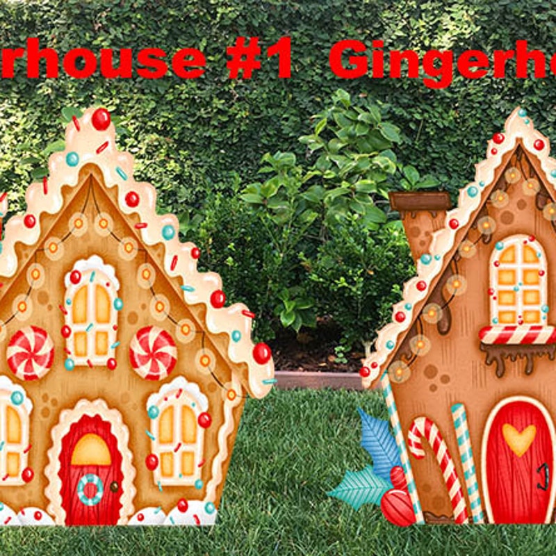 Outdoor Gingerbread Decor - Etsy
