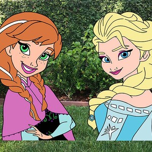 Princess Bust Table Top Decor, Princess Bust Cutouts, Princess Party ...