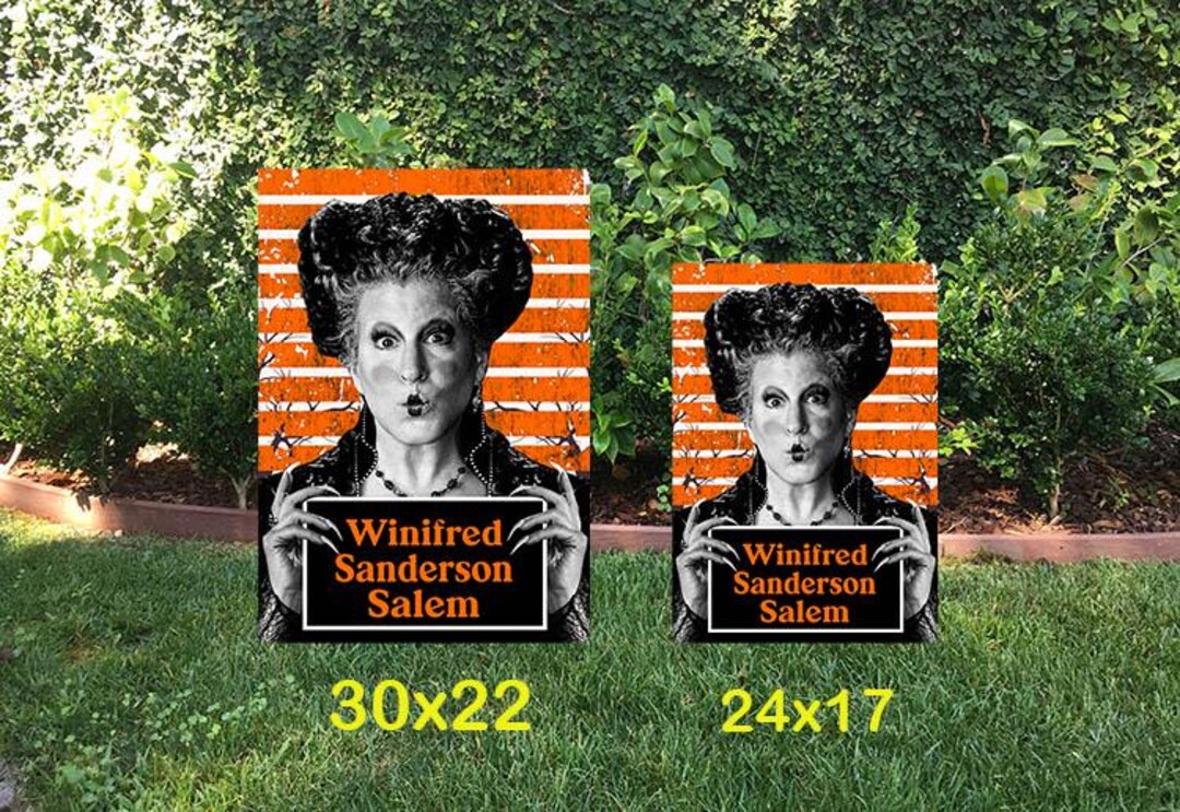 Sanderson Sisters Yard Art, Hocus Pocus Decor, Halloween Theme Event - Etsy