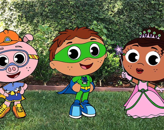 Super Why Party - Super Why Props - Whyatt Party - Etsy