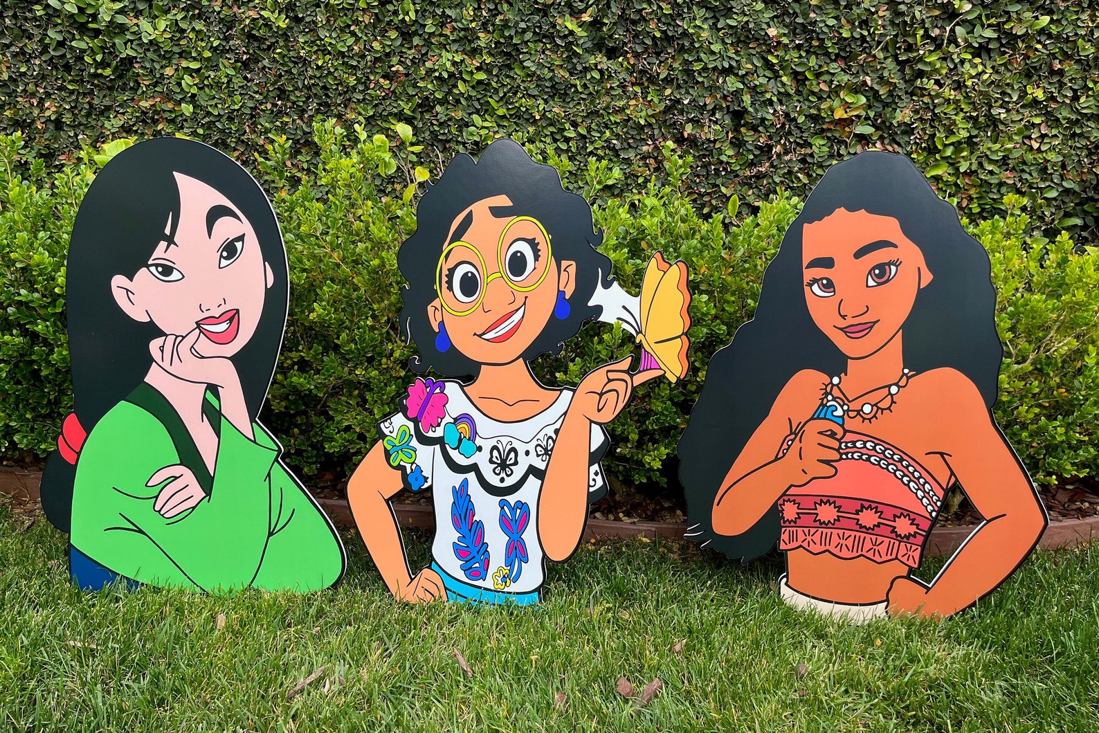 Princess Bust Table Top Decor, Princess Bust Cutouts, Princess Party ...