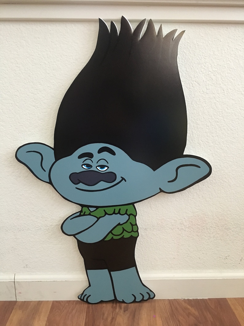 1 ONE 2.5 foot 30 inches Troll cutout standee prop any | Etsy