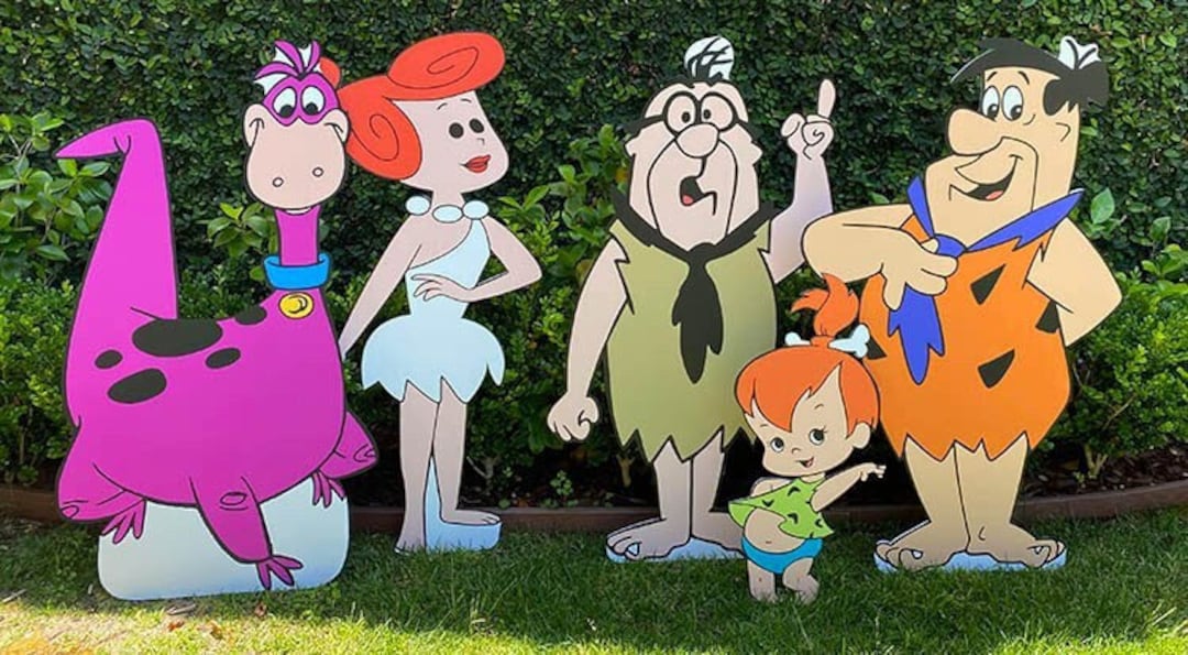 Flinstones Party Decor, 1 ONE 2.5 Foot Flinstones Cutout, Flinstones ...