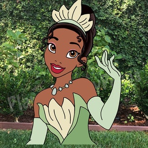 Princess Bust Table Top Decor, Princess Bust Cutouts, Princess Party ...