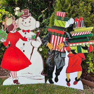 Vintage Christmas Decor - Storefront Vintage Holiday Prop - Christmas ...