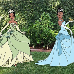 One (1) Tiana Princess Character Prop - Princess Frog Themed Party ...