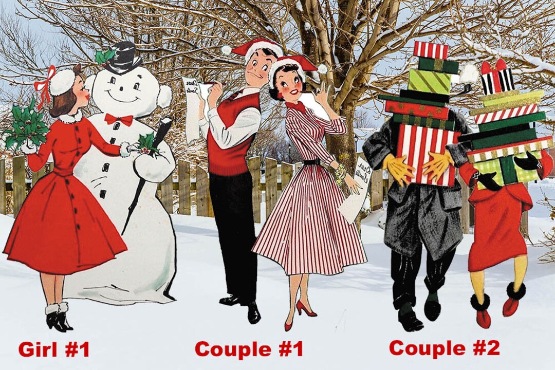 Vintage Christmas Decor - Storefront Vintage Holiday Prop - Christmas ...