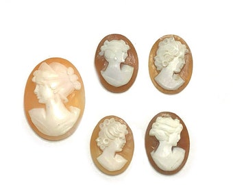 Shell Cameos - Etsy