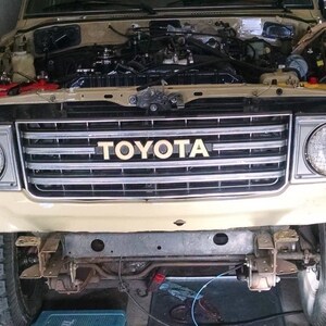 FJ60 FJ55 FJ40 Headlight Cover Stone Guards BLACK With Mounting Tabs Fj ...