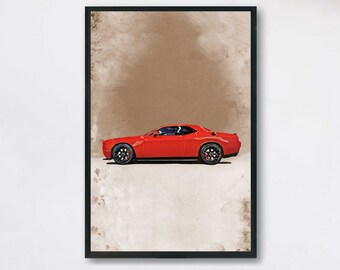 Dodge Srt Poster - Etsy