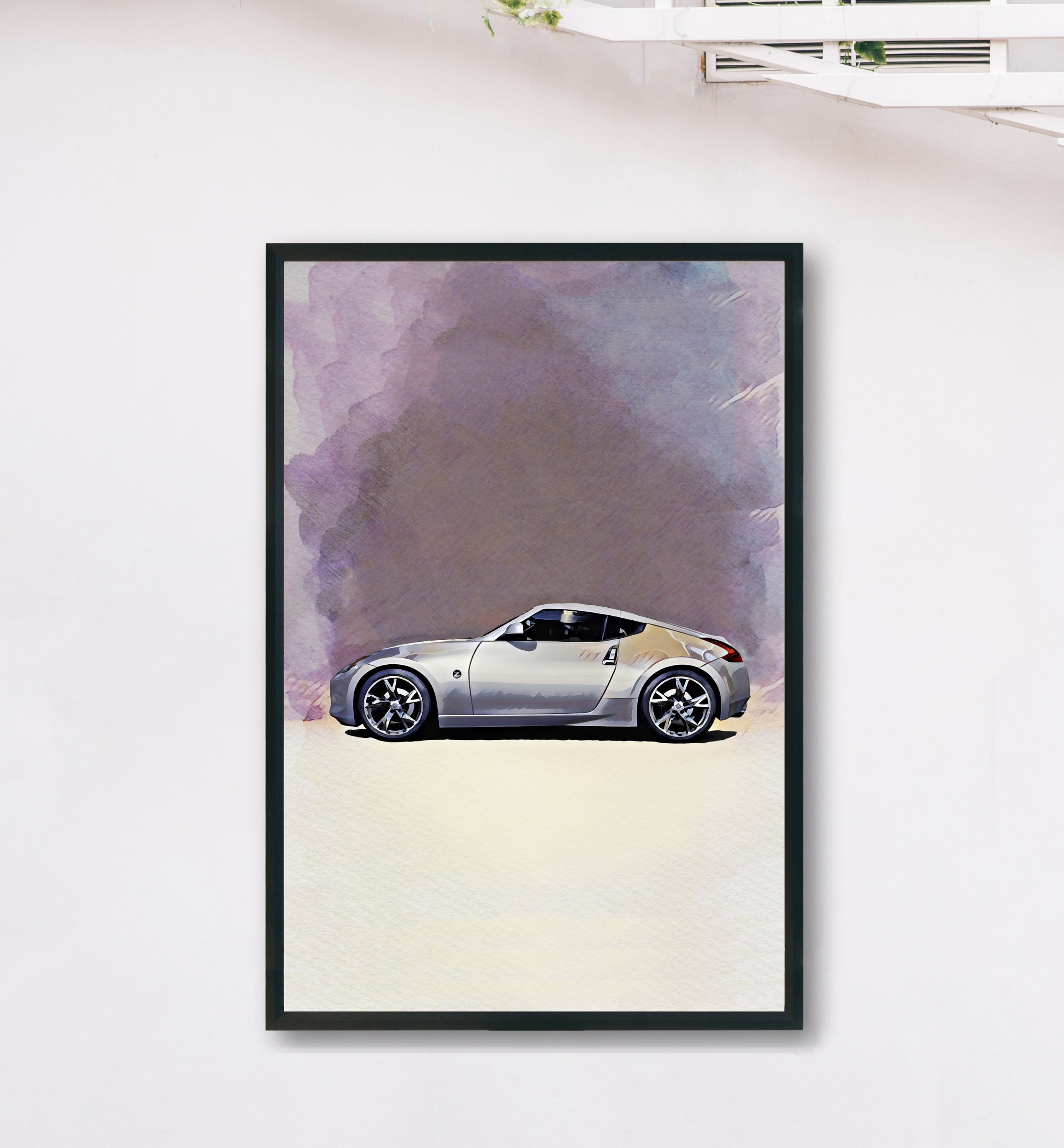 Nissan 370z Car Print, Fairlady Z Car Poster, Nissan Wall Art - Etsy