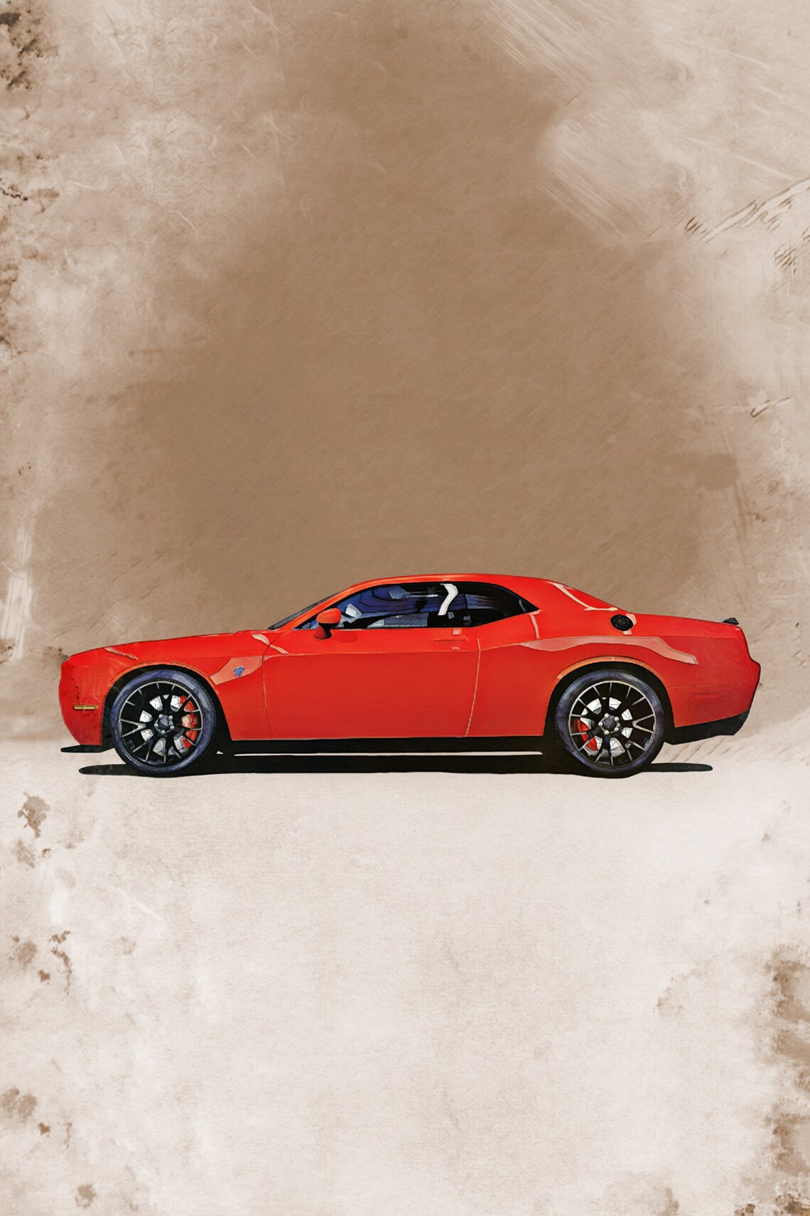 Dodge Challenger SRT Hellcat Poster Print - Etsy
