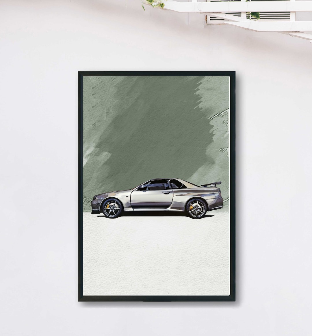 Nissan Skyline GT-R R34 Poster, GTR Car Poster - Etsy