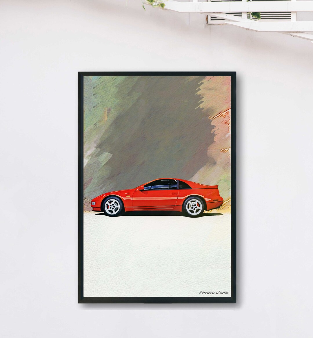 Nissan 300ZX Poster, Nissan Z Car Print - Etsy