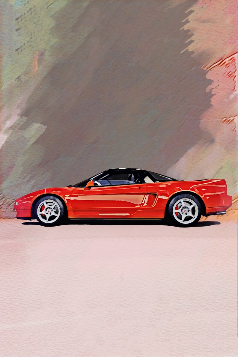 Honda NSX Car Print, Acura NSX Car Poster, JDM Car Wall Art - Etsy