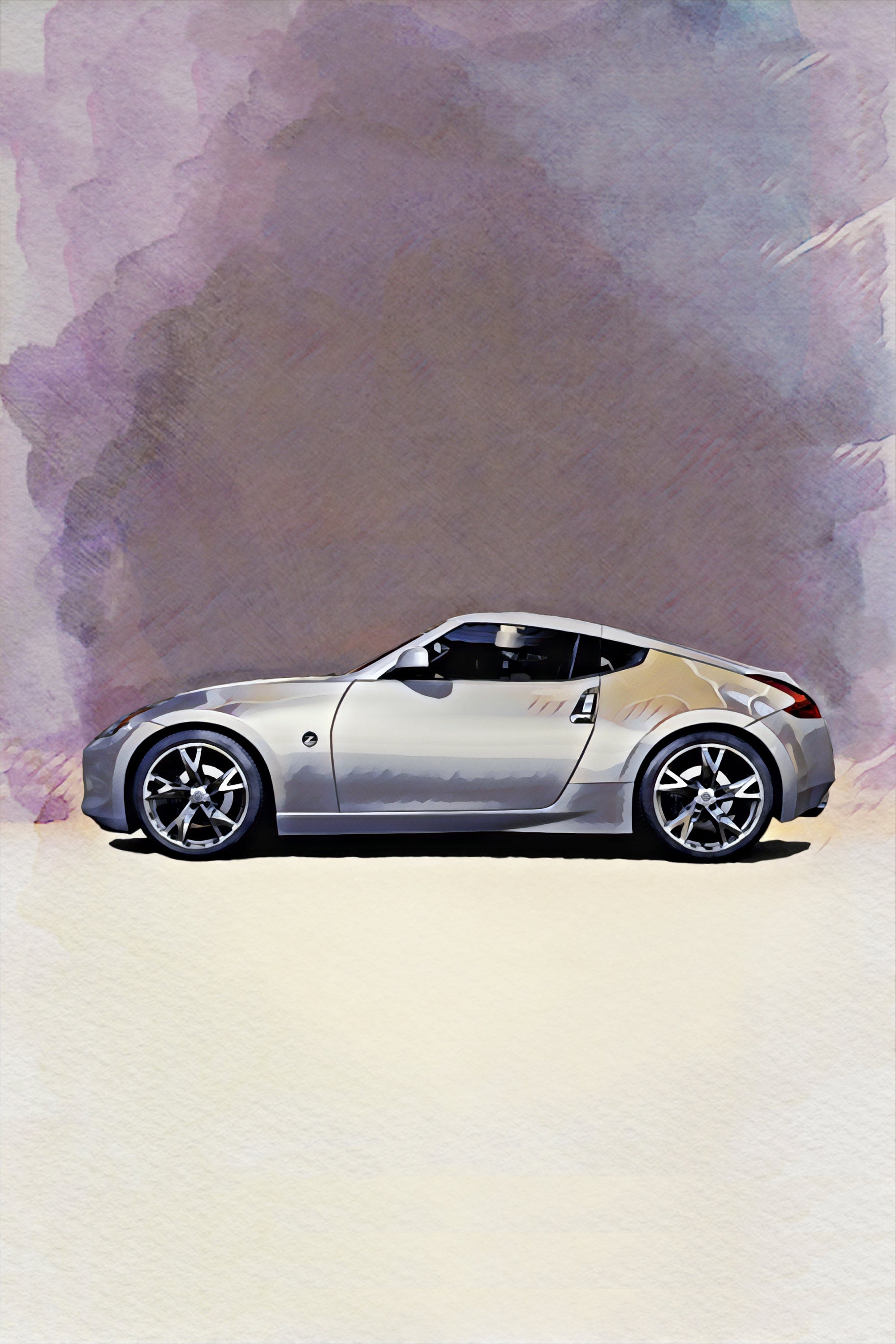Nissan 370z Car Print, Fairlady Z Car Poster, Nissan Wall Art - Etsy