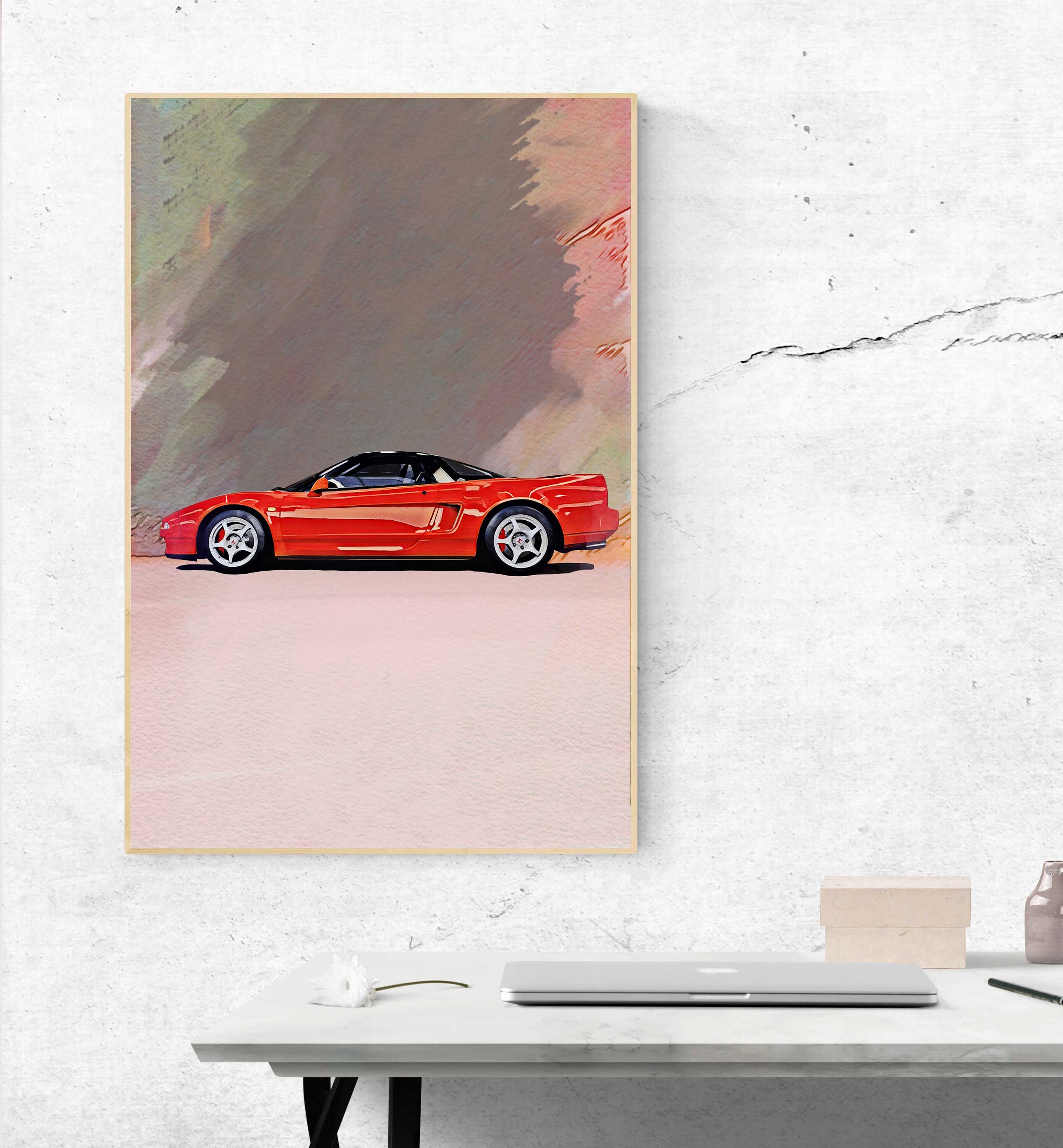 Honda NSX Car Print, Acura NSX Car Poster, JDM Car Wall Art - Etsy
