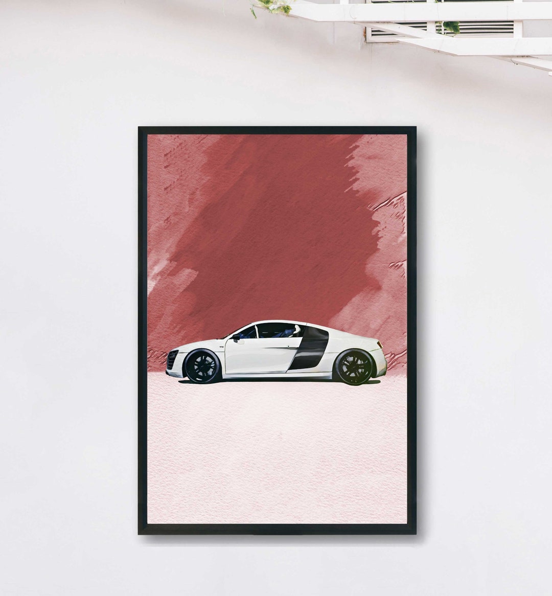 Audi R8 V10 Poster, Supercar Poster, Sports Car Poster - Etsy Canada