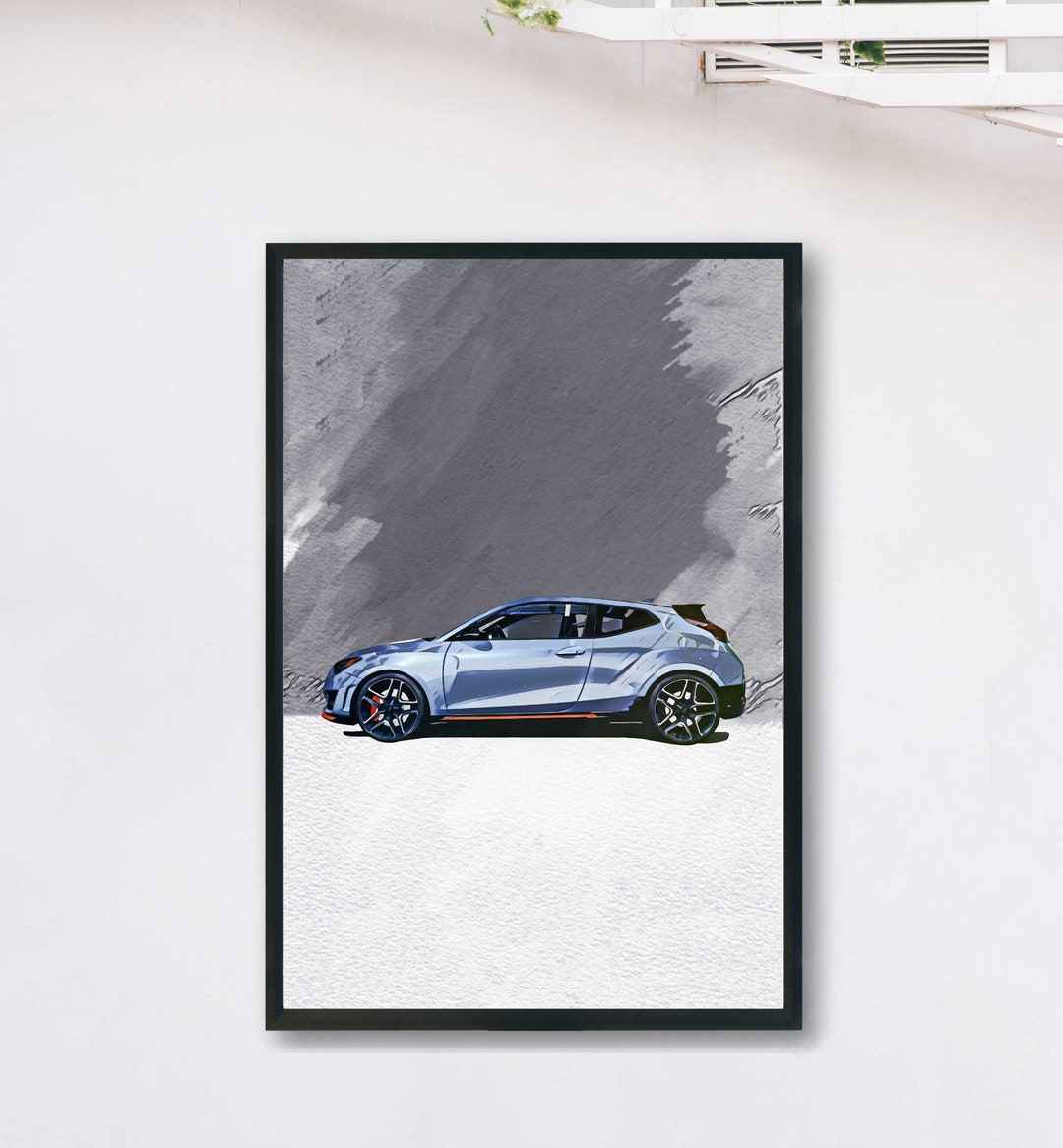 Hyundai Veloster N Poster, I30 N Car Poster - Etsy