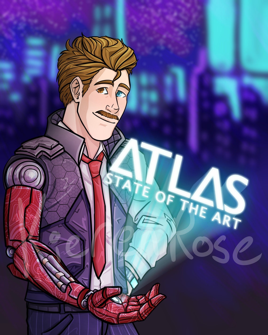 Rhys Strongfork 8x10 Art Print - Etsy