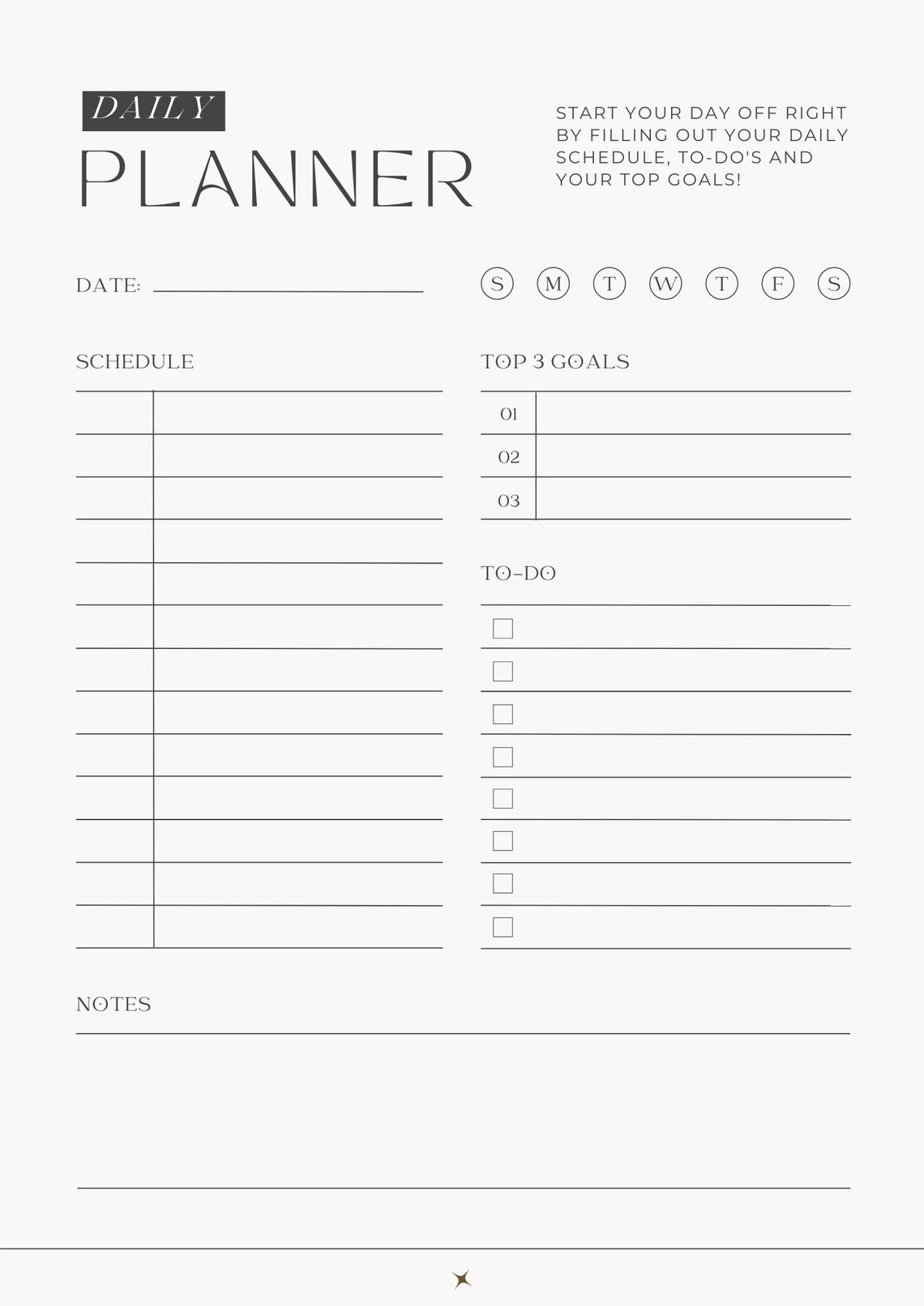 Daily Planner - Etsy